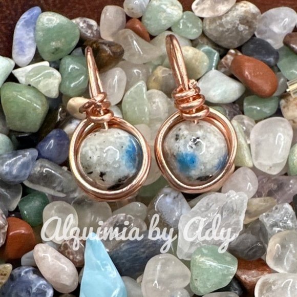 Alquimia | Jewelry | Rose Gold K2 Jasper Spheres Dangle Drops ...